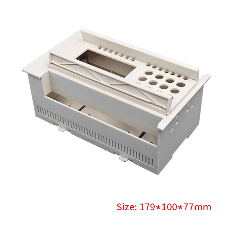 DIN Rail Box Enclosure Plastic Enclosure PLC Control Box Electronics ...